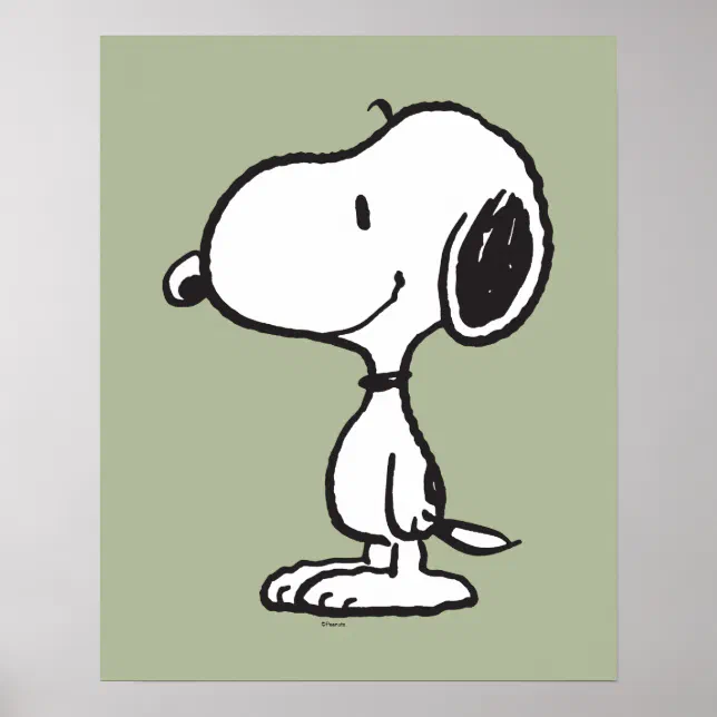 Snoopy Smile Giggle Laugh Poster | Zazzle