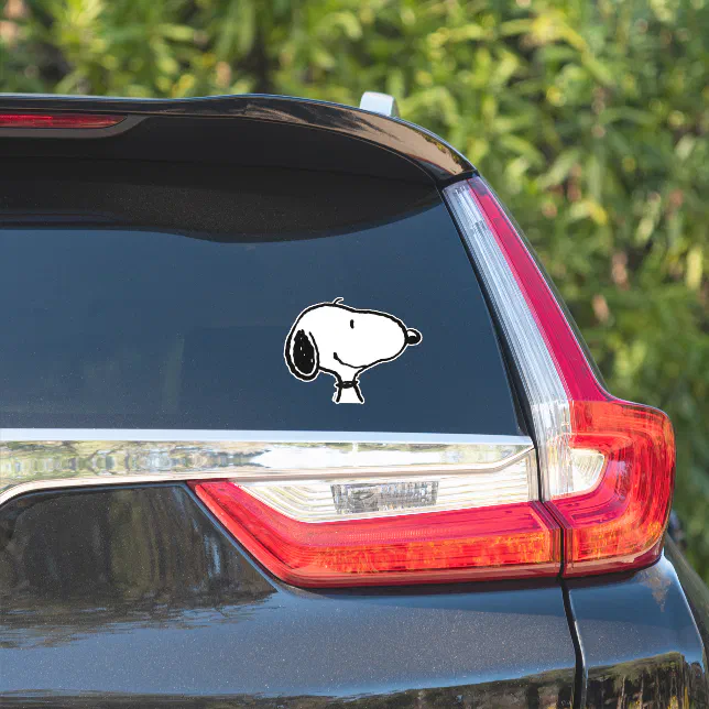 Snoopy Smile Giggle Laugh Sticker | Zazzle