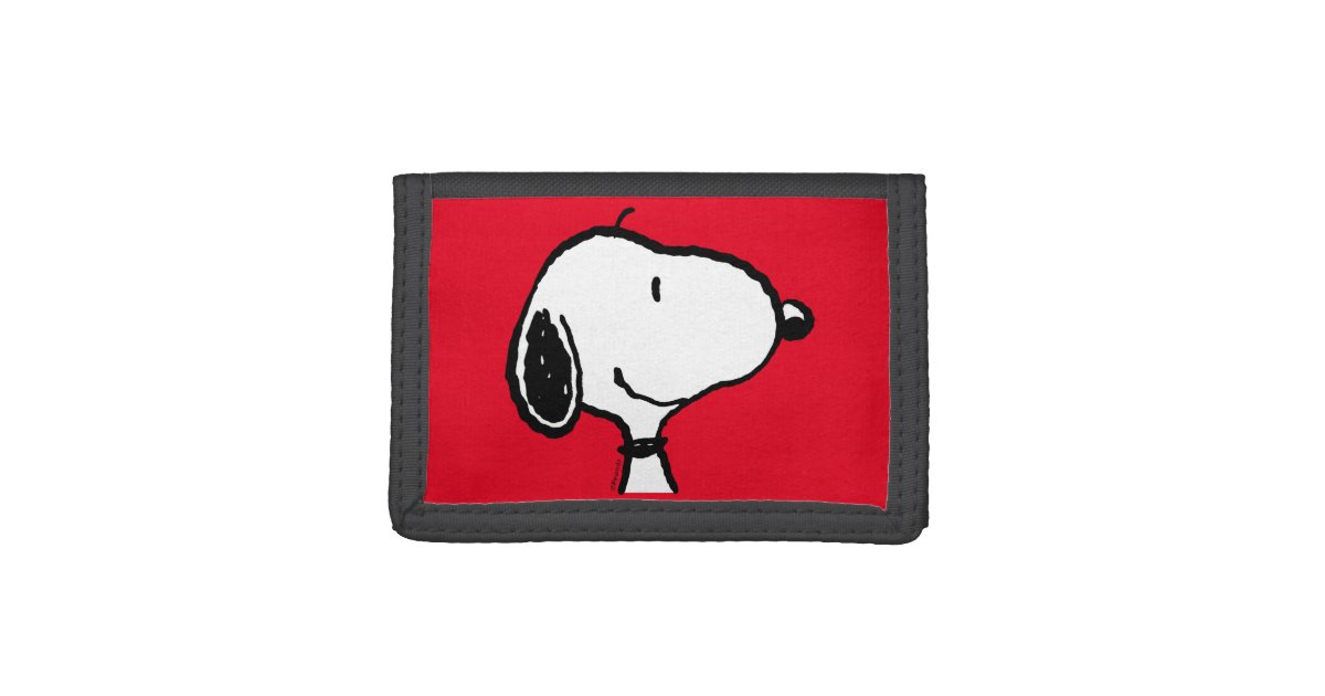 Snoopy Smile Giggle Laugh Trifold Wallet | Zazzle