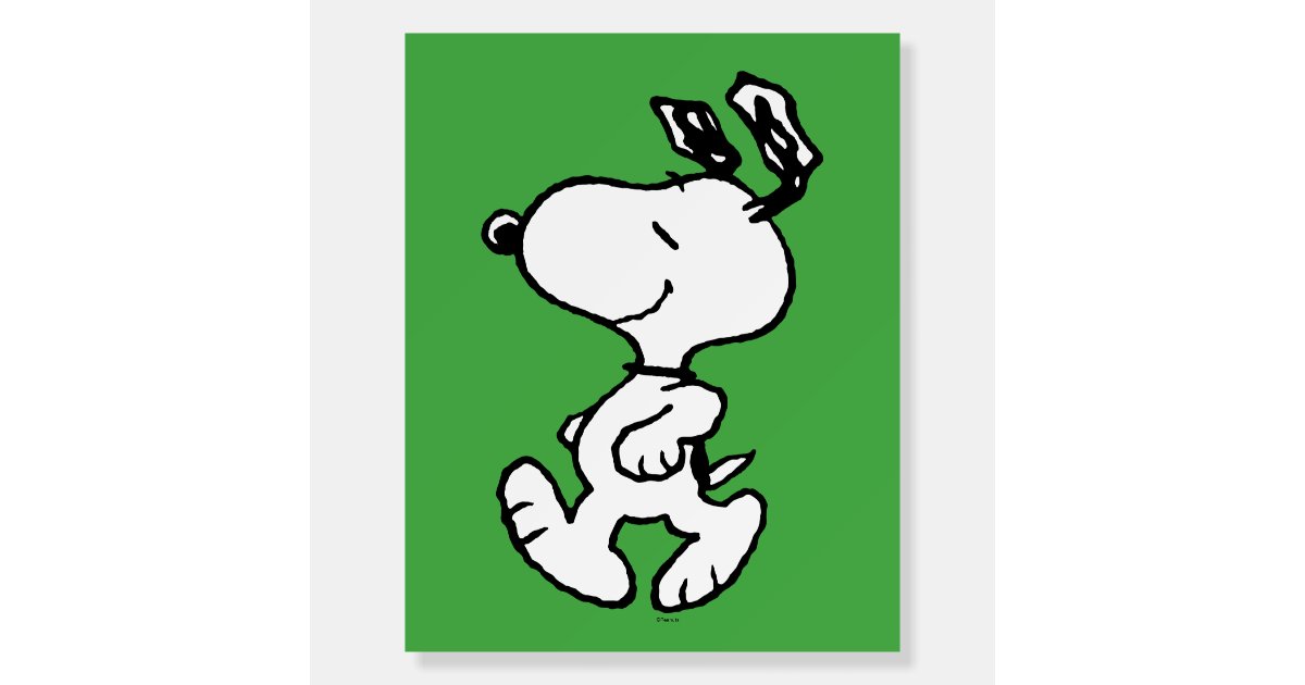 Snoopy So Sweet Flower Pattern Foam Board | Zazzle