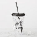 Snoopy With Dandelion Acrylic Tumbler | Zazzle