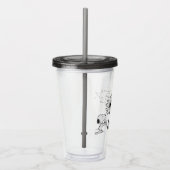 Snoopy With Dandelion Acrylic Tumbler | Zazzle