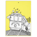 Snoopy, Woodstock, & Charlie Brown on a Trolley Clipboard | Zazzle
