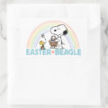 Snoopy & Woodstock - Easter Beagle Rectangular Sticker | Zazzle