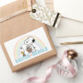 Snoopy & Woodstock - Easter Beagle Rectangular Sticker | Zazzle