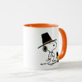 Snoopy & Woodstock Pilgrim Mug | Zazzle