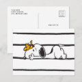 Snoopy & Woodstock | Smile Giggle Laugh Postcard | Zazzle