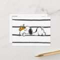 Snoopy & Woodstock | Smile Giggle Laugh Postcard | Zazzle