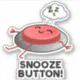 Snooze Button Funny Sleeping Pun Sticker | Zazzle