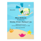 Scuba Diving Birthday party invitation | Zazzle.com