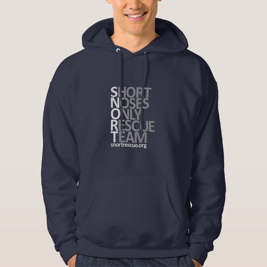 SNORT Logo Vertical Hoodie "Dark" | Zazzle