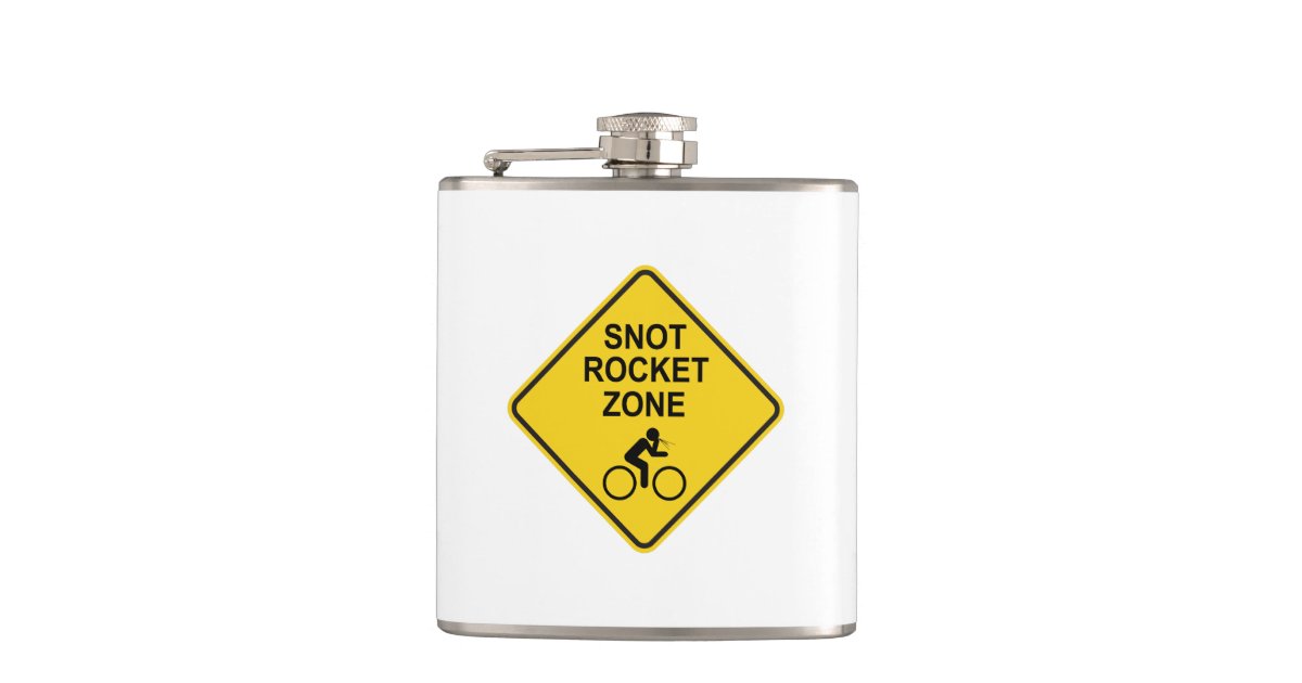 Snot Rocket Zone Flask | Zazzle