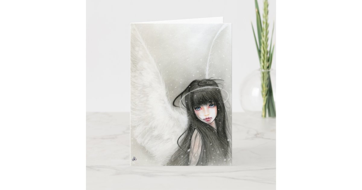 Snow Angel Greeting Card | Zazzle