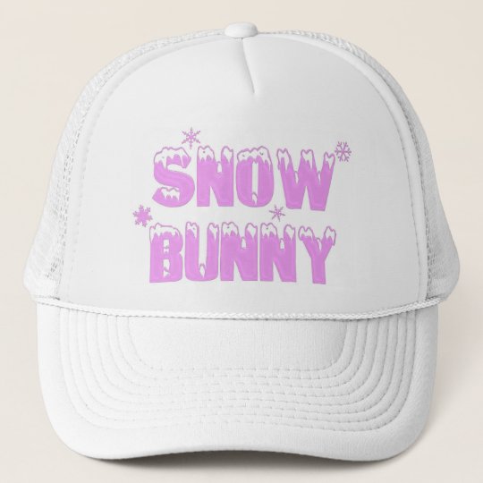 Snow Bunny Pink Hat | Zazzle.com