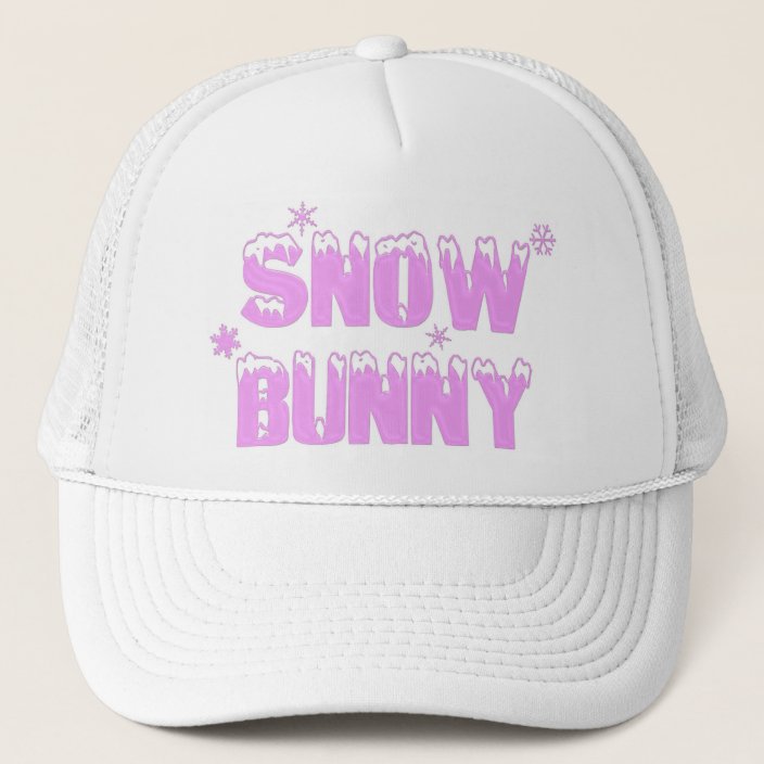Snow Bunny Pink Hat | Zazzle.com