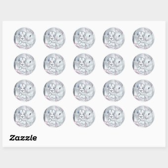 "Snow Bunny" Sticker | Zazzle