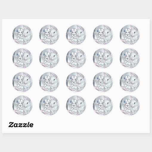 "Snow Bunny" Sticker | Zazzle