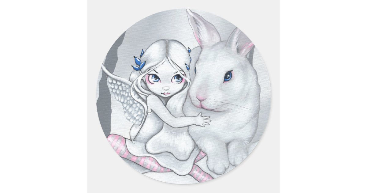 "Snow Bunny" Sticker | Zazzle