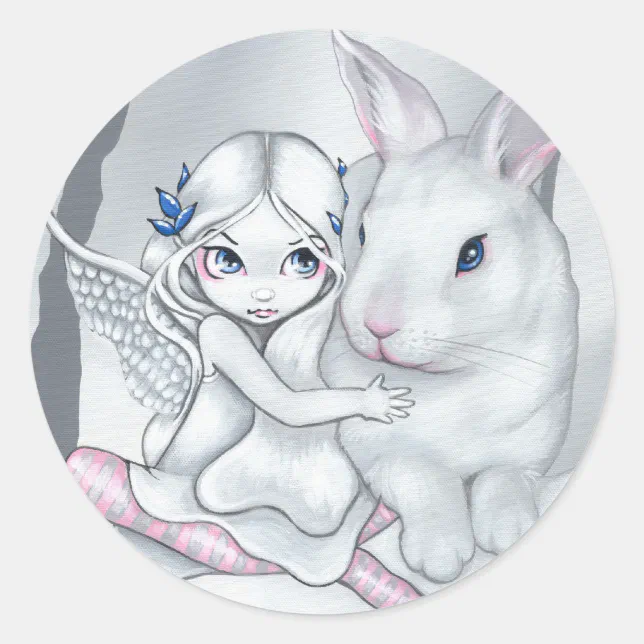 "Snow Bunny" Sticker | Zazzle
