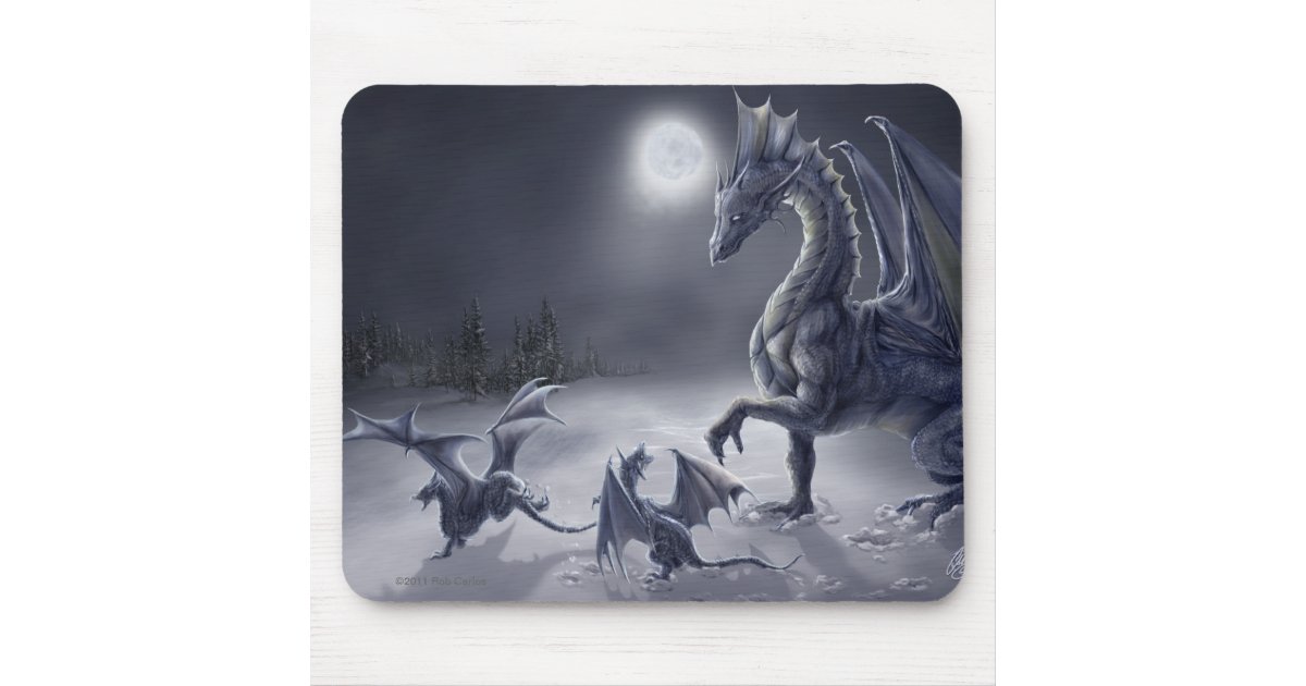 Snow Day Mousepad | Zazzle