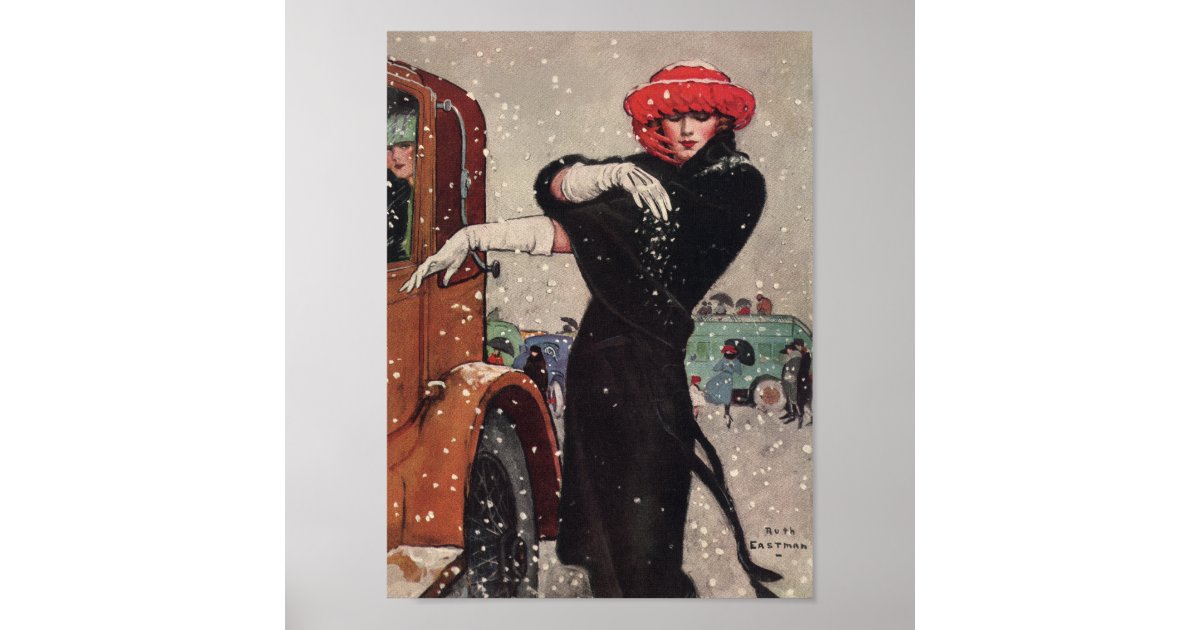 snow fall poster | Zazzle