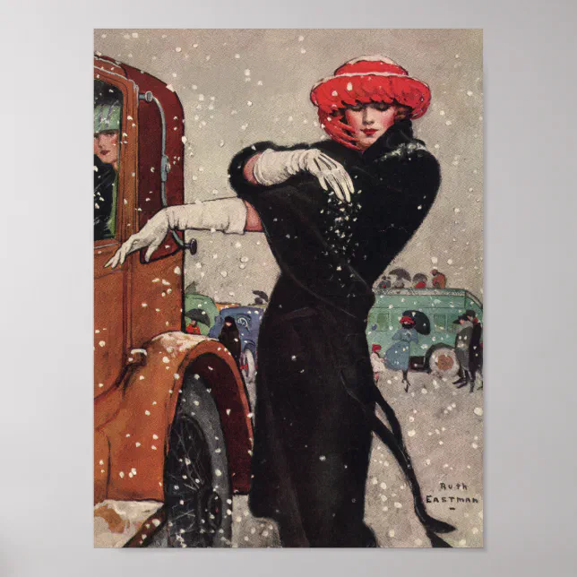 snow fall poster | Zazzle