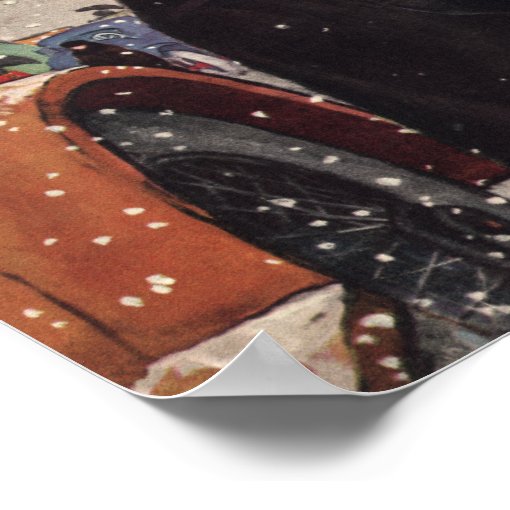 snow fall poster | Zazzle