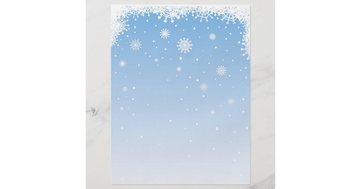 Snow flyer | Zazzle
