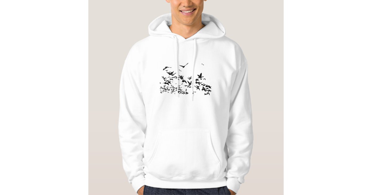 Snow Geese Birds Wildlife Flying Sweatshirt | Zazzle