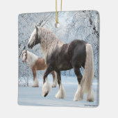 "Snow Gypsies" Holiday Ornament | Zazzle