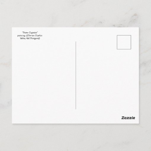 "Snow Gypsies" Postcard | Zazzle