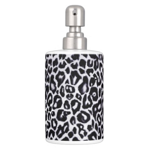 Snow Leopard Animal Print Bathroom Set | Zazzle