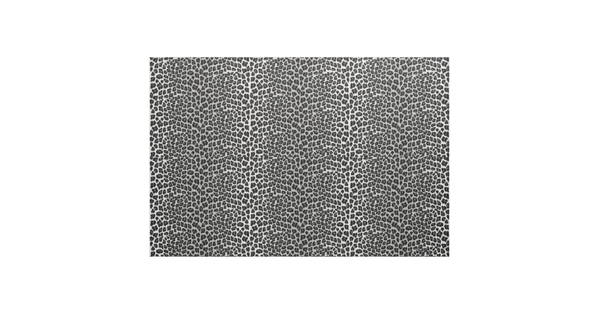 Snow Leopard Fabric | Zazzle