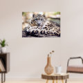 Snow leopard poster | Zazzle