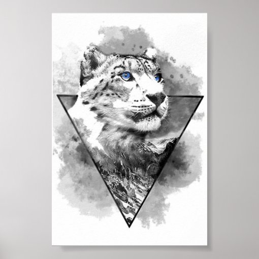 Snow Leopard print | Zazzle