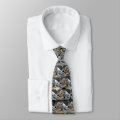 Snow Leopard the Starring Feline Cat Neck Tie | Zazzle
