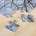 Snow on Tree Winter Art Nature Puzzle | Zazzle