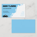 Snow Plow Company Business Card | Zazzle