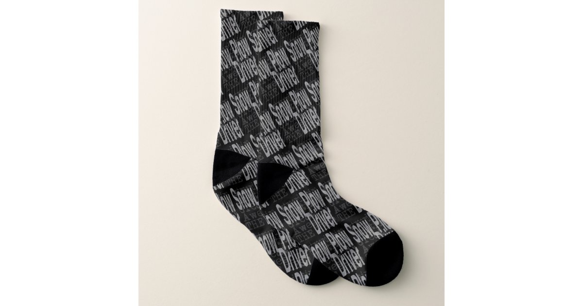 Snow Plow Driver Extraordinaire Socks | Zazzle.com