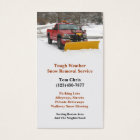 Snow Removal Snowplowing Shoveling Service Business Card | Zazzle.com
