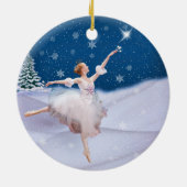 Snow Queen Ballerina Christmas Ornament | Zazzle
