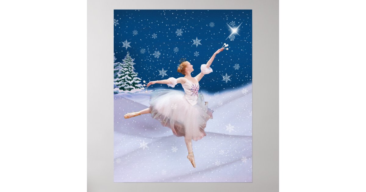 Snow Queen Ballerina Poster | Zazzle