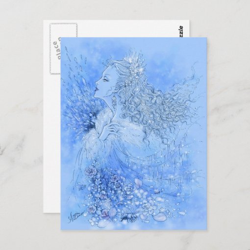Snow Queen Postcard | Zazzle