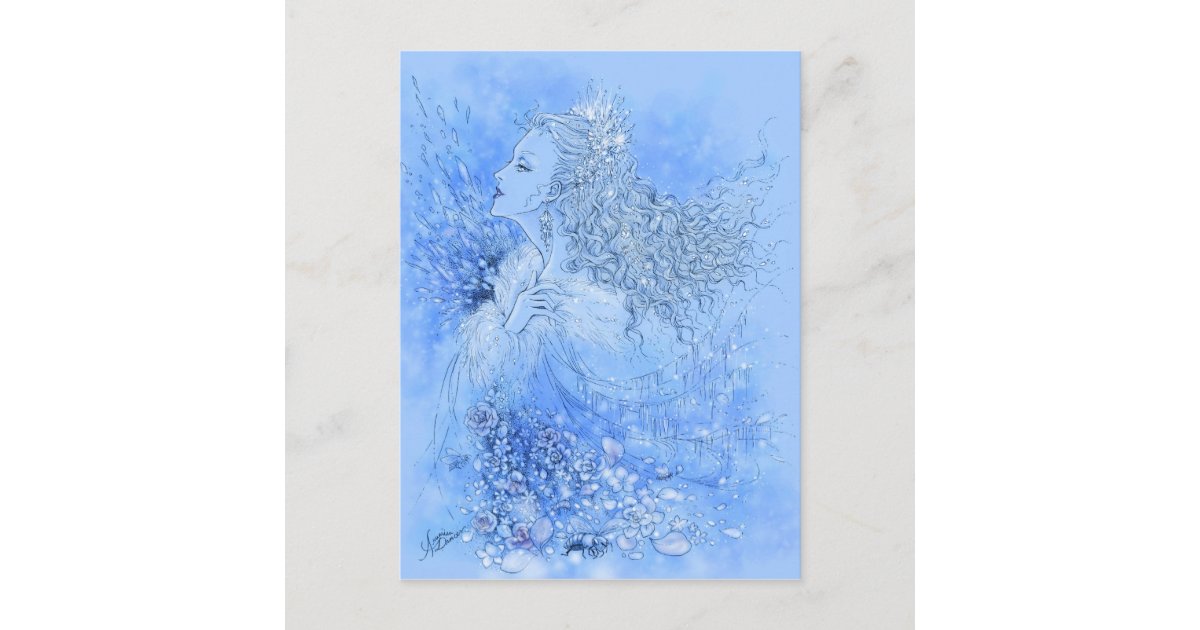 Snow Queen Postcard | Zazzle