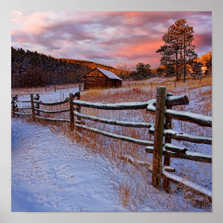 Snow Ranch Poster | Zazzle
