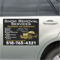 Snow Removal Black and Gold Magnetic Vehicle Sign | Zazzle
