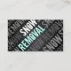 Snow Removal Business Cards | Zazzle