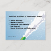 Snow Removal Business Cards | Zazzle
