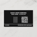 Snow Removal Plow Flag Patrioting Truck AP74 Business Card | Zazzle