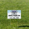 Snow Removal Yard Sign | Zazzle